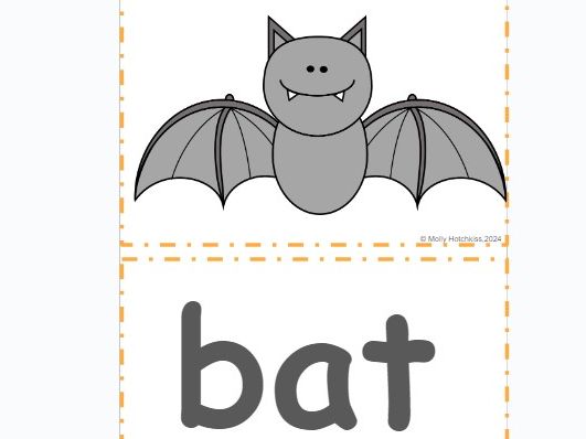Phonics CVC word game intervention matching flashcards set 1 | Teaching ...