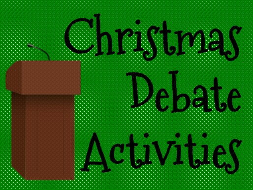 Christmas Debate Activity by teachingpublicspeaking | Teaching Resources