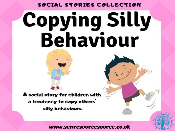 Copying Silly Behaviour Social Story | Teaching Resources