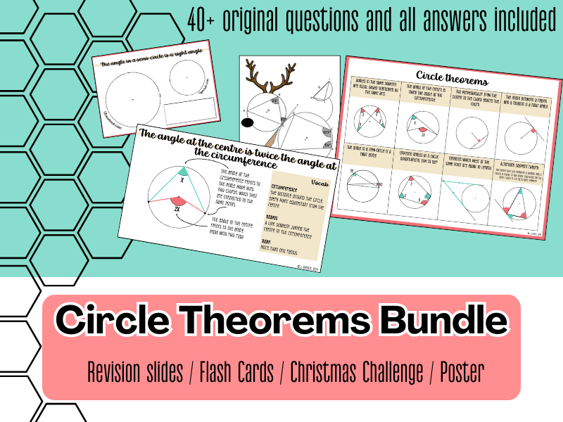 Complete Circle Theorems Teaching and Revision Bundle | Teaching Resources