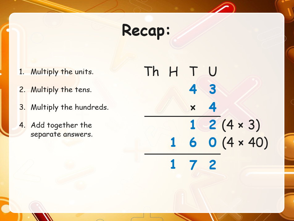 Column Method 2 X 1 Digit Teaching Resources Column Method 2 X 1 Digit Teaching Resources