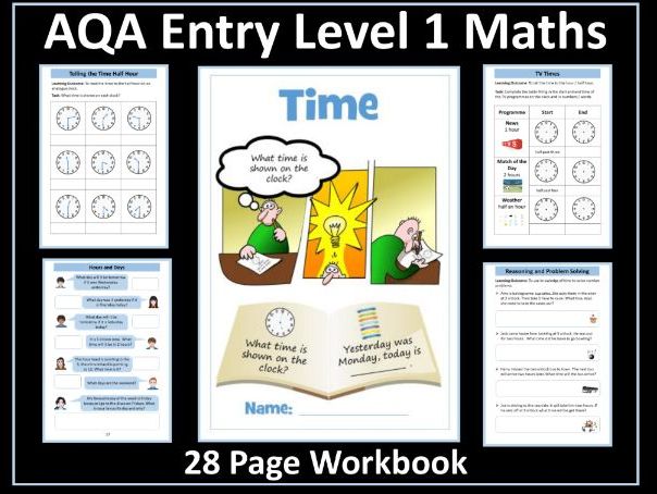 AQA Entry Level 1 Maths Bundle | Teaching Resources