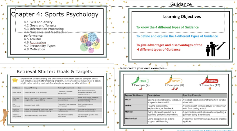 Sports Psychology - Guidance | Teaching Resources