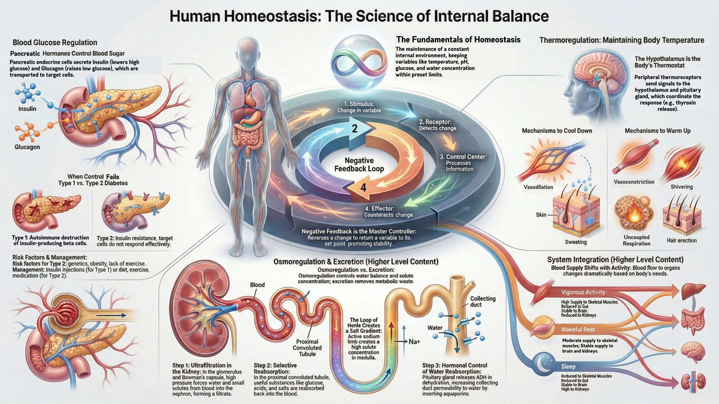 IB DP Biology Digital Infographic Poster: D3.3 Homeostasis (2026 ...