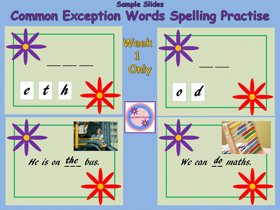 Year 1 Cew Spellings Practise Week 1 Only Teaching Resources