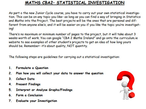 Maths CBA Ire Template Plan | Teaching Resources
