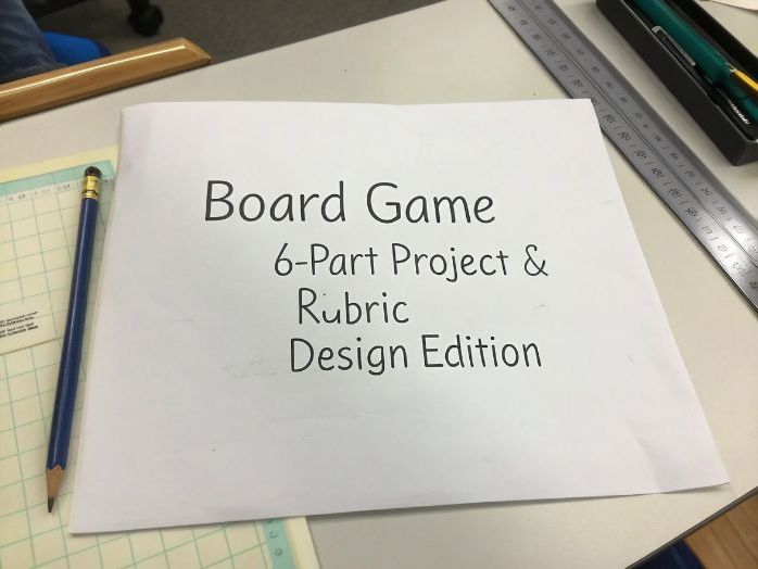 Interactive Board Game Design Project with Rubric for Assessment ...