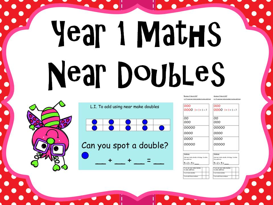 Year 1 Maths Near Doubles Teaching Resources