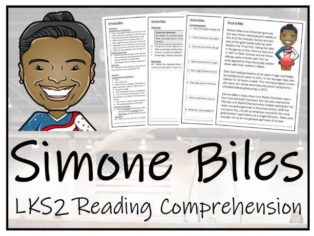 LKS2 U.S. Olympic Stars Reading Comprehension Activity Bundle ...