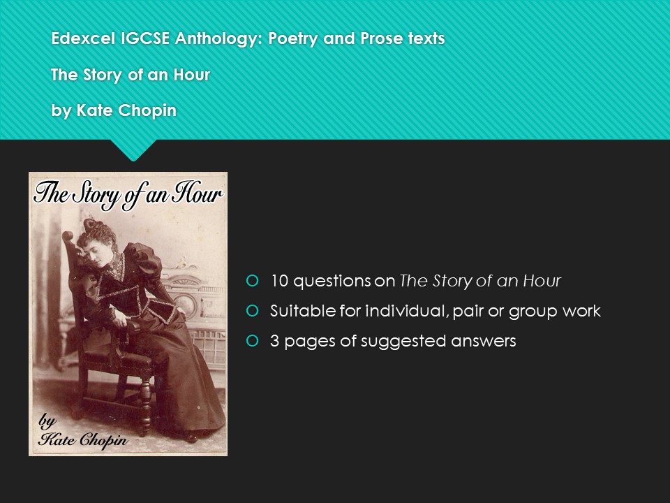 The Story Of An Hour 10 Questions With Answers Teaching Resources The Story Of An Hour 10 Questions With Answers Teaching Resources