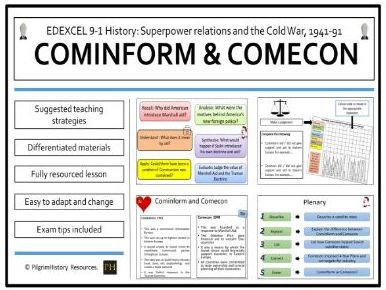 Cominform and Comecon | Teaching Resources