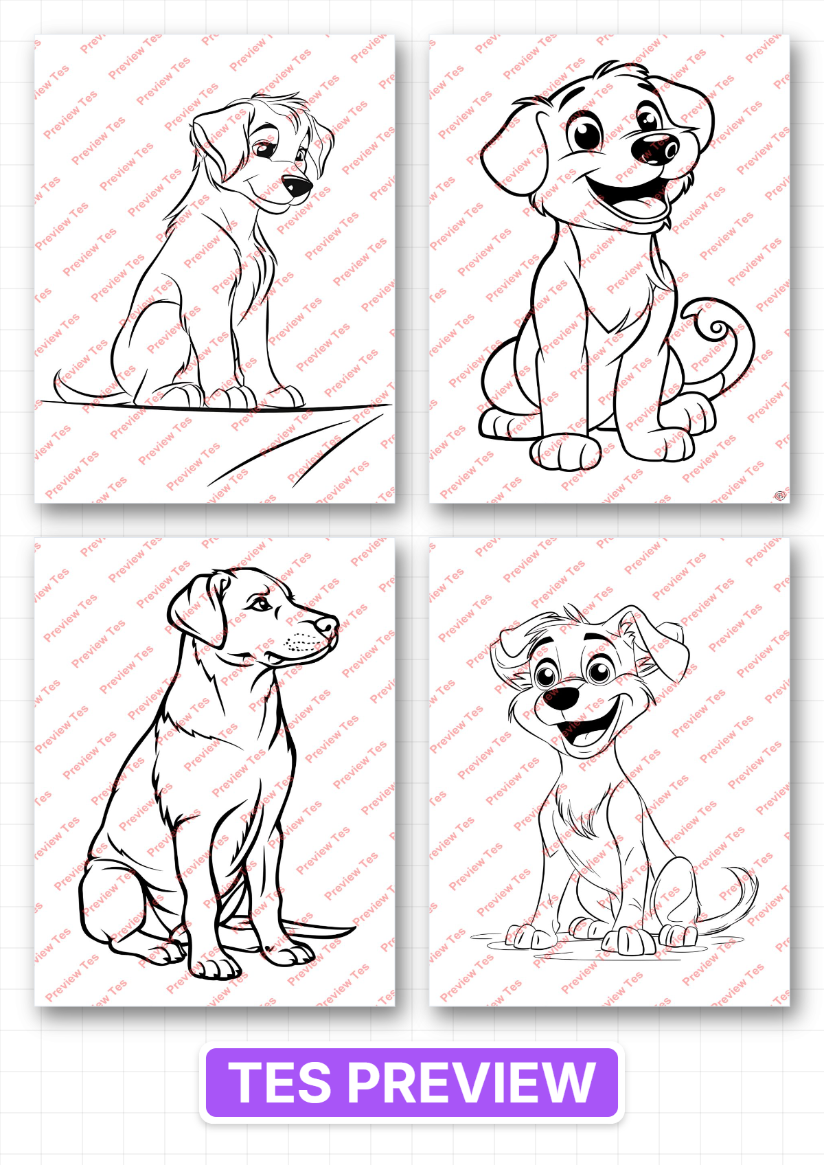 Dog Coloring Pages | Cute Puppy Colouring Sheets - Pet Animal Art ...