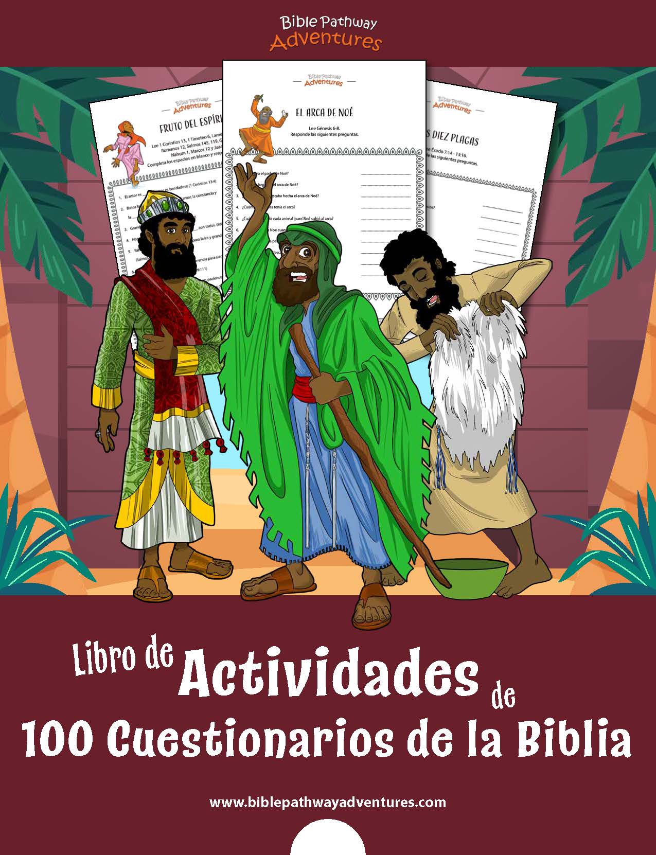Libro de Actividades de 100 Cuestionarios de la Biblia (100 Bible ...