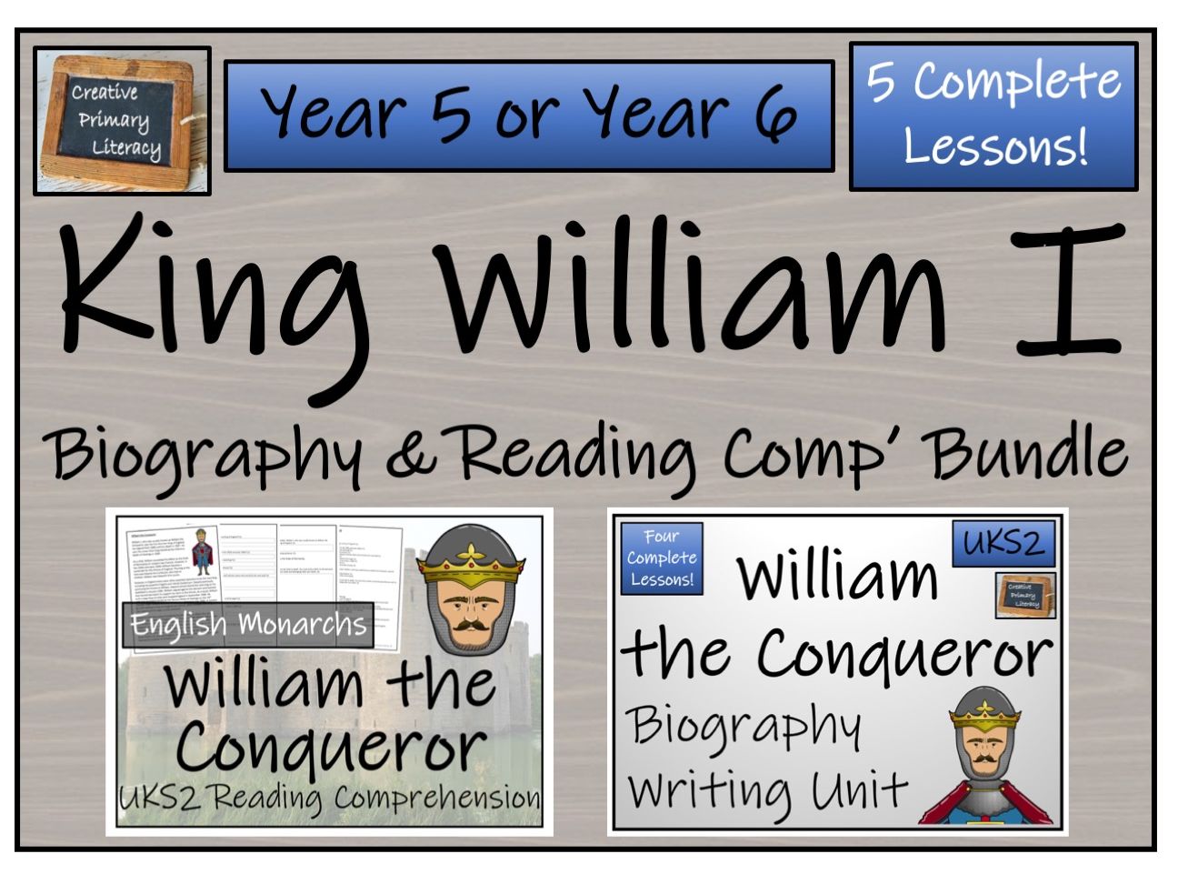 UKS2 History - William the Conqueror Reading Comprehension & Biography ...