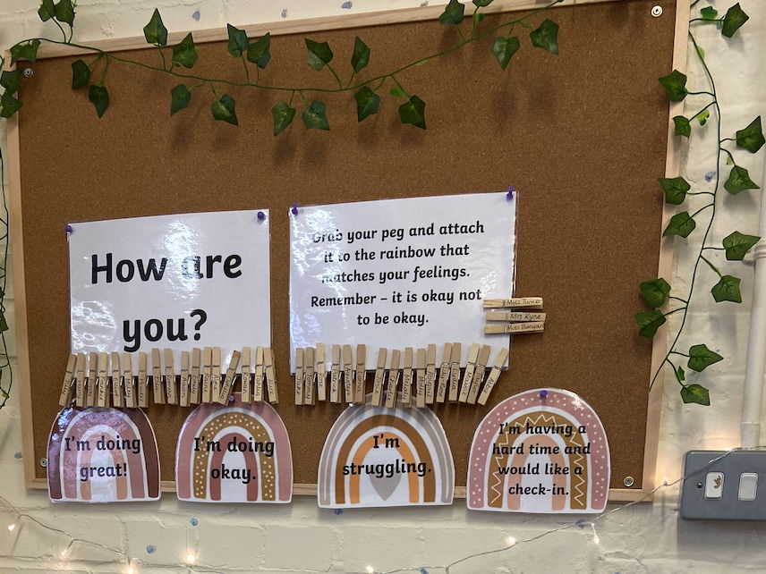 Check in display - Rainbow themed | Teaching Resources