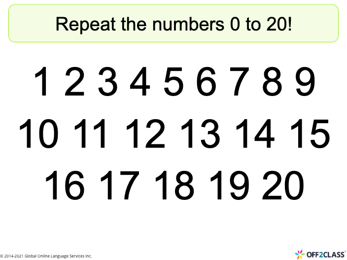 Numbers 0-20 - An ESL/ELL Lesson Plan | Teaching Resources