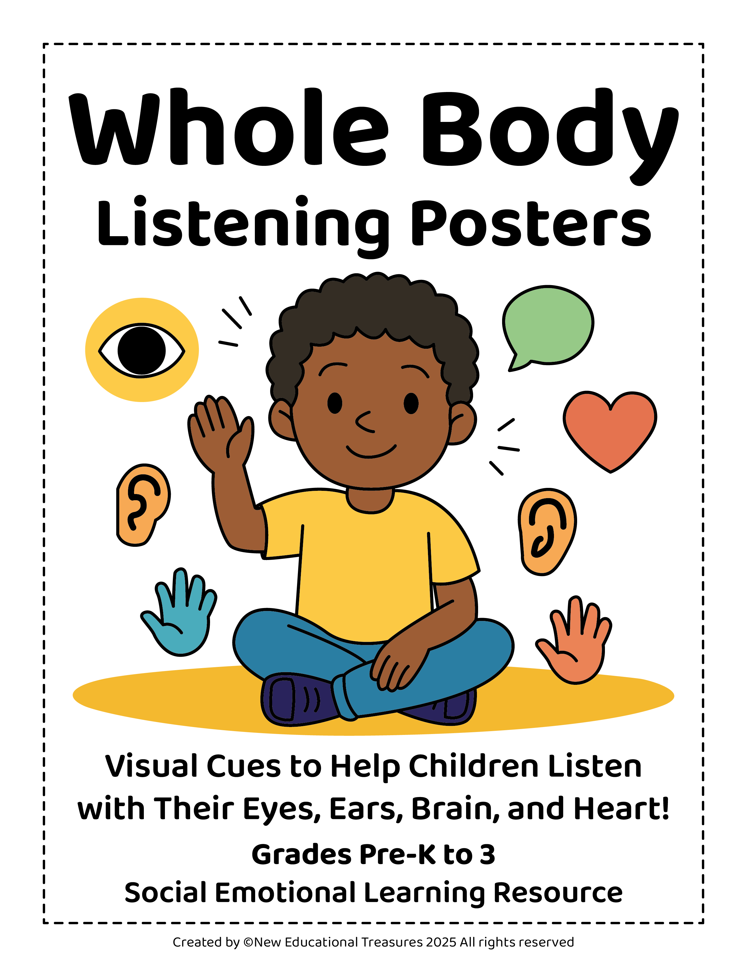 Whole Body Listening Posters & Visuals | Teaching Resources
