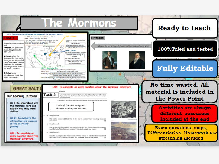 Mormon Migration | Teaching Resources