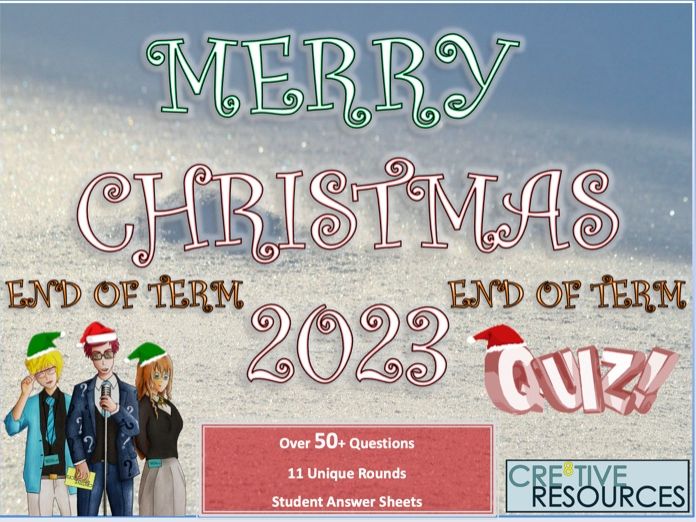 End of Term Christmas Quiz | Teaching Resources