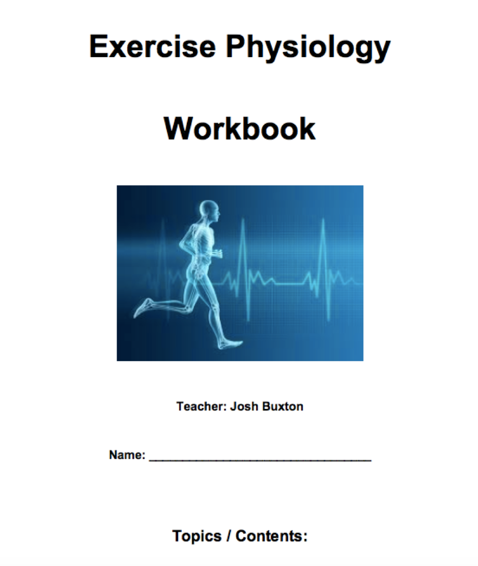 A-Level PE (OCR): Exercise Physiology Workbook | Teaching Resources