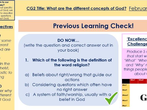 Concepts of God: Complete Unit (RE/RS) | Teaching Resources