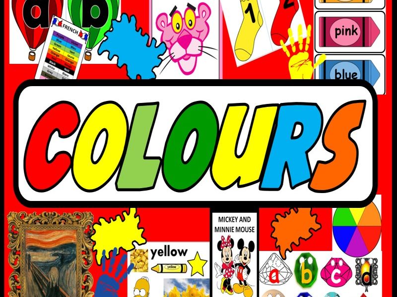 COLOURS TEACHING RESOURCES DISPLAY ART DISPLAY EARLY YEARS EYFS KEY ...