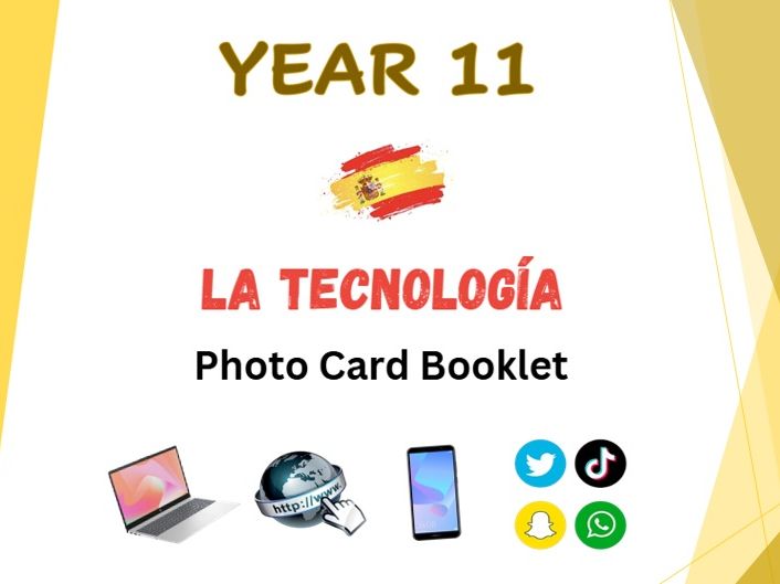 GCSE Spanish La Tecnología Photo Cards | Teaching Resources