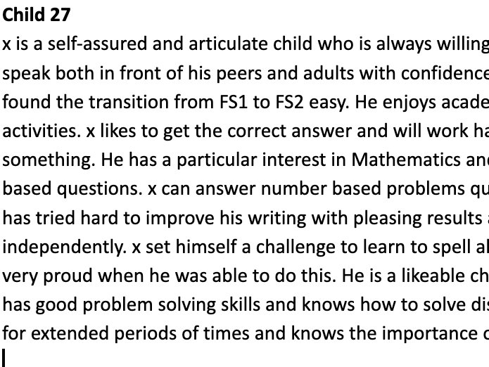 End Of Year EYFS Report Examples Includes EAL Examples Teaching Resources End Of Year EYFS Report Examples Includes EAL Examples Teaching Resources