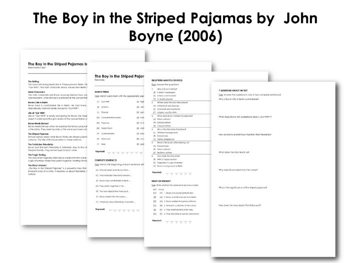 The Boy in the Striped Pajamas by John Boyne (2006) | Teaching Resources
