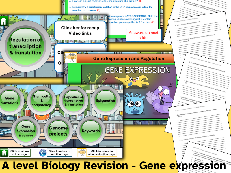 Biology: Control of gene expression (Part 1) | Teaching Resources