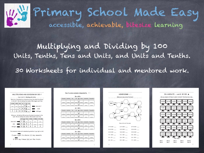 Multiplying And Dividing By 100 Teaching Resources
