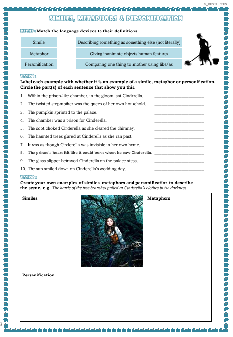 Super SPAG - English - Similes, Metaphors and Personification ...