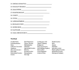 Society and Social Interaction Word Scramble for Sociology | Teaching ...
