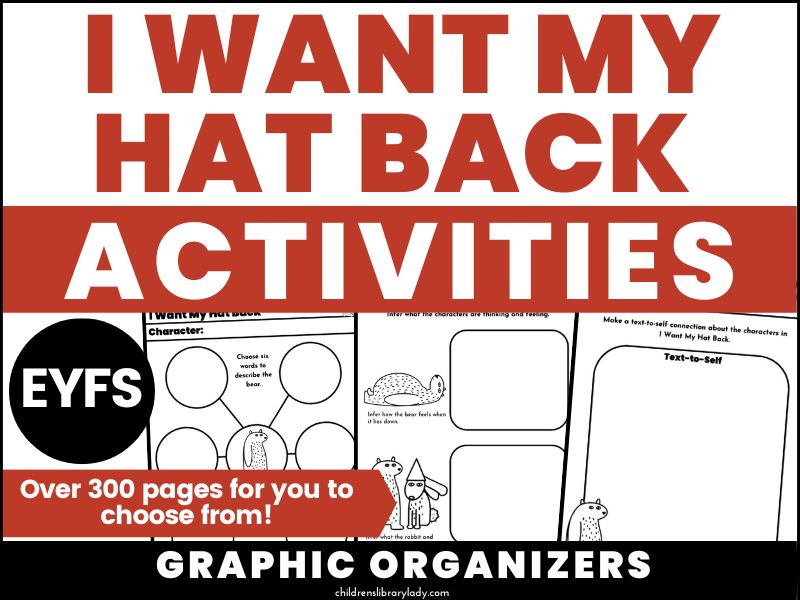 I Want My Hat Back Activities and Graphic Organisers Book Companion ...
