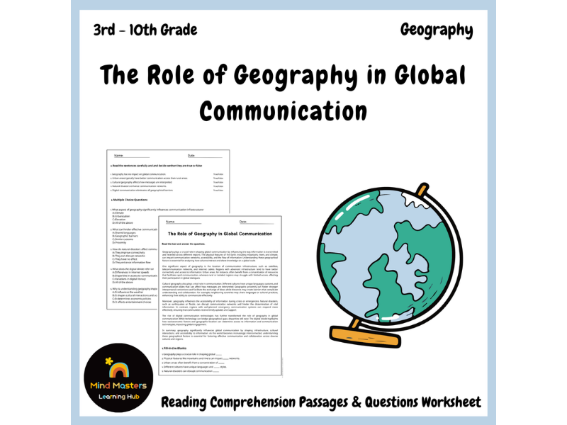 The Role of Geography in Global Communication Reading Comprehension ...