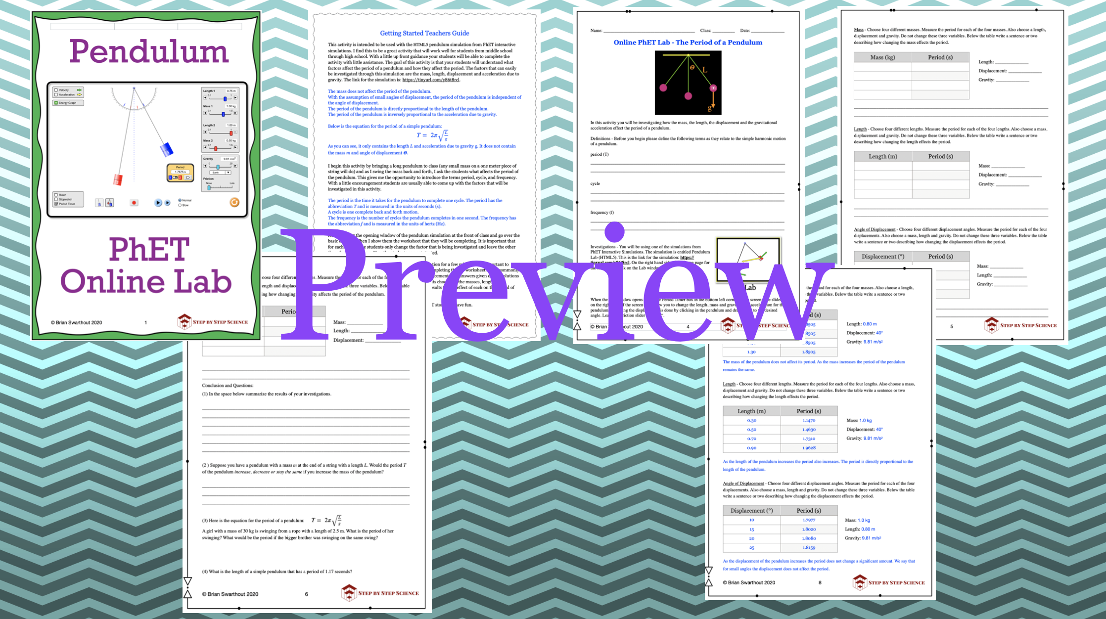 PhET Simulation Period Of A Pendulum Teaching Resources PhET Simulation Period Of A Pendulum Teaching Resources