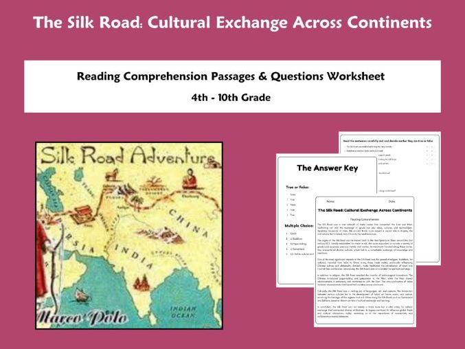 The Silk Road: Cultural Exchange Across Continents: Reading ...