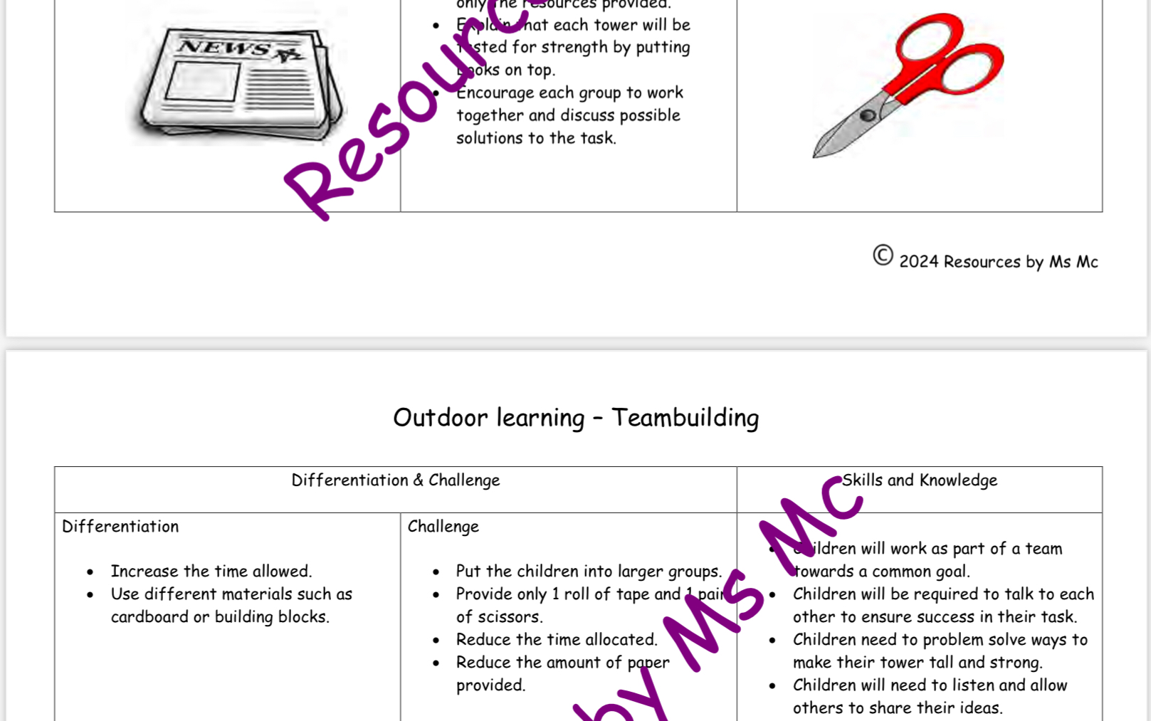 Teambuilding Lesson Bundle 1 | Teaching Resources