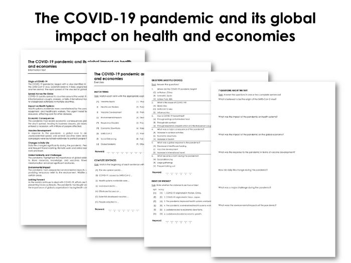 The COVID-19 pandemic and its global impact on health and economies ...