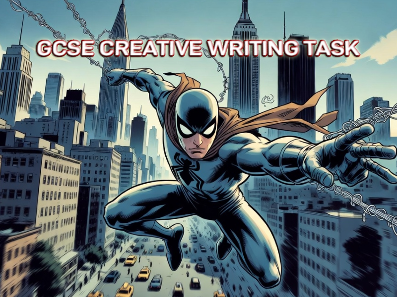 Spider-Man Creative Writing GCSE Resource (Powerpoint + Worksheet ...