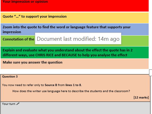Paper 2 Questions 1-4 Education | Teaching Resources