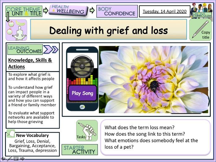 Grief Loss Bereavement - PSHE | Teaching Resources