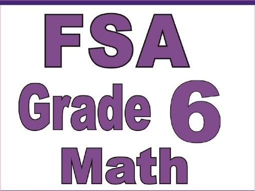 FSA Grade 6 Math Prep 2020: A Comprehensive Review and Step-By-Step ...