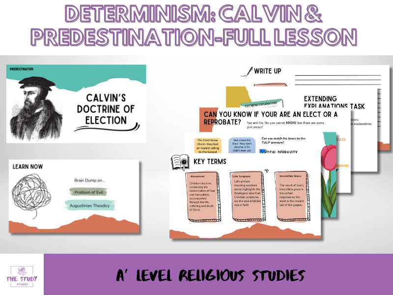 A' Level Lesson: Calvin’s Doctrine of Election | Teaching Resources