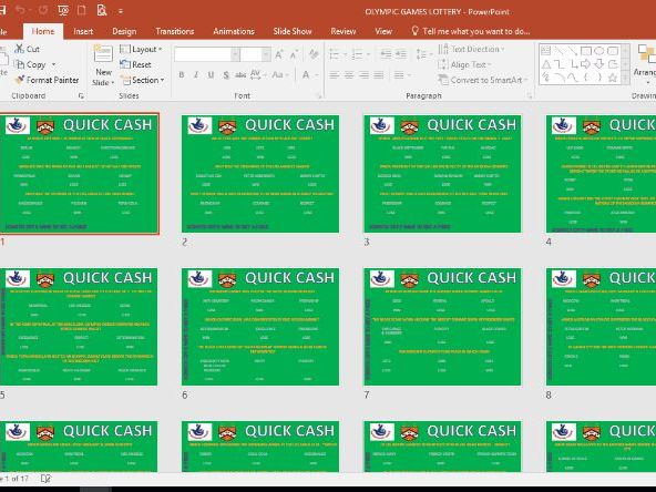 OCR A LEVEL PE - THE OLYMPIC GAMES - SCRATCHCARD LOTTERY PLENARY ...