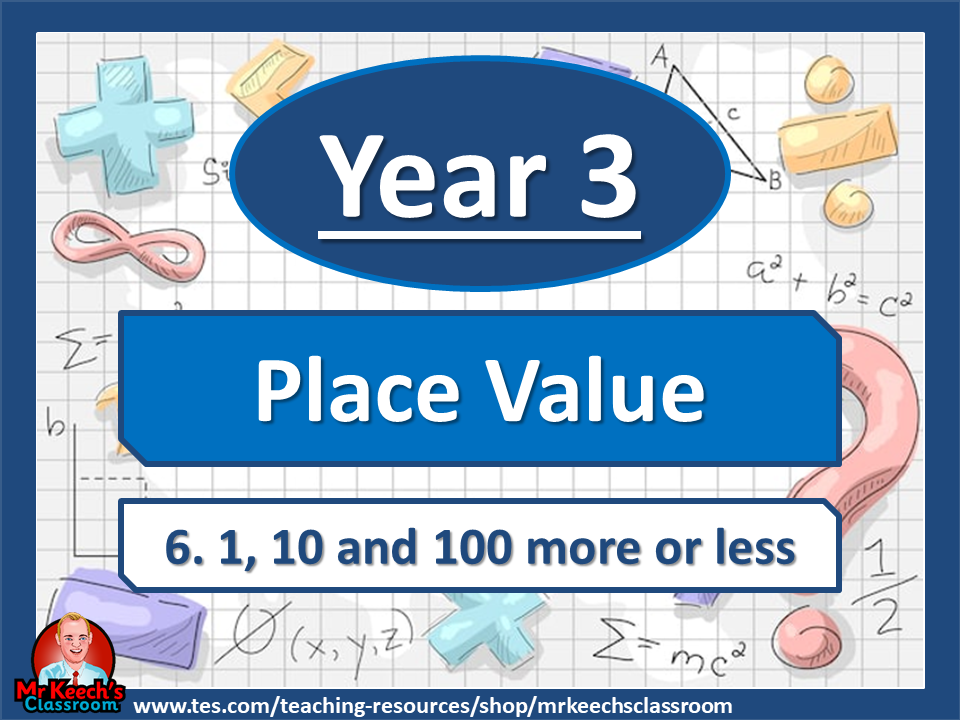 Year 3 Place Value 1 10 And 100 More Or Less White Rose Maths 