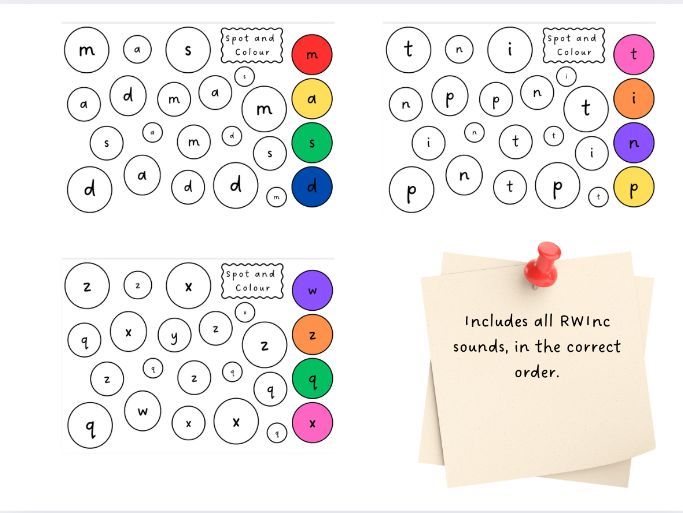 Read Write Inc Phonics Spot & Colour | Teaching Resources