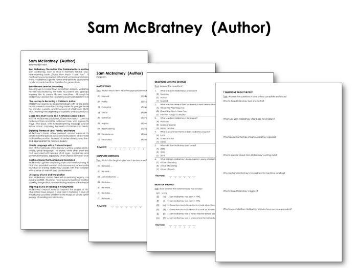 Sam McBratney (Author) | Teaching Resources