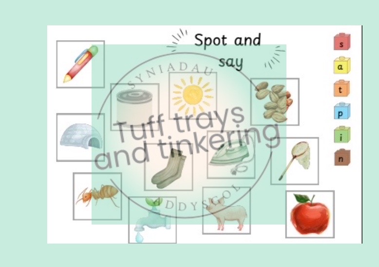 SATPIN phonics spot and find phase 1 early years EYFS ps1 foundation ...