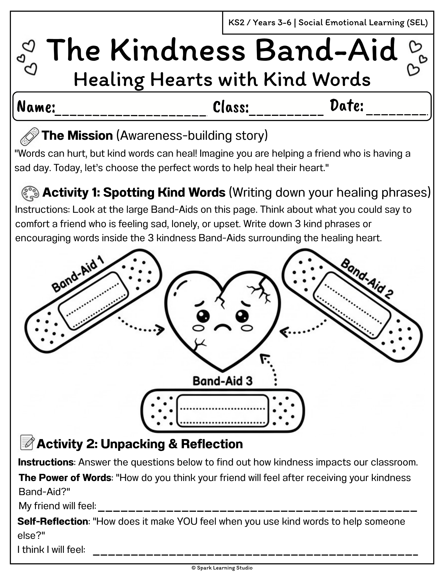 My Emotional First Aid Kit: Managing Anxiety & Big Feelings (SEL ...